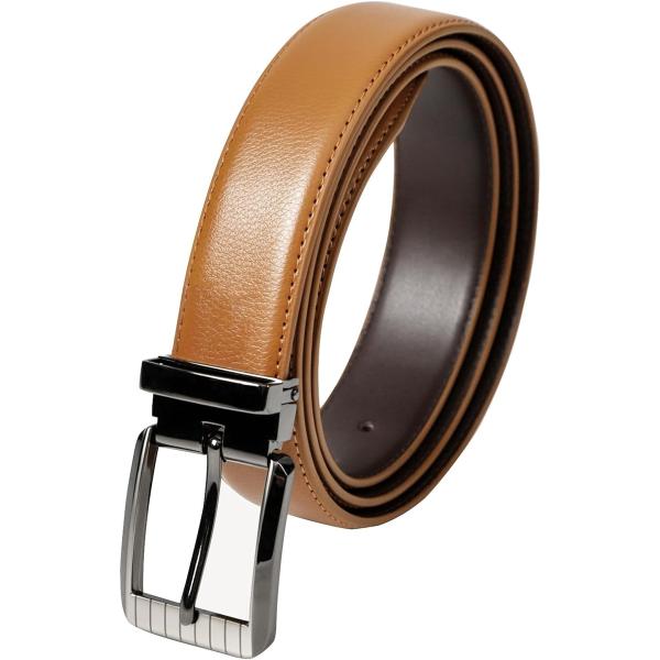 バリエーションコード : 2BJ4XTNU2F「高級で質感のある本革を使用したメンズベルト」上質な本革素材を使用しており、スーツスタイルにマッチする洗練されたデザインでビジネスシーンであなたを引き立てる高級感のあるベルトです。この本革メンズ...