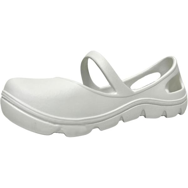 バリエーションコード : 2BJ4XKX2LS・フラットで歩きやすく軽いオールEVA素材の、サンダル感覚で履けるバレーシューズです。シンプルだけど甲のストラップと丸いトゥで可愛いらしいデザイン。・ふわっと軽〜いはきごこち。汚れや水濡れに強く...