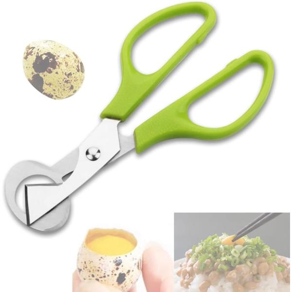 バリエーションコード : 2BJ540VRT5「簡単＆時短。便利な卵調理器具」みんな大好き。たまご料理のレパートリー、もっと広がる。便利な卵調理器具を厳選しました。「うずらの卵カッター」はさみ先端のリングの中にうずらの卵を入れて切るだけ。黄...