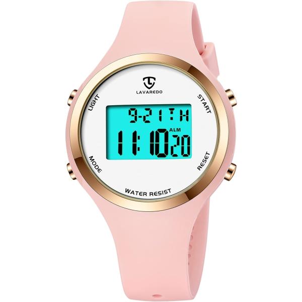 バリエーションコード : 2BJ5X9FQ3R・「多機能 スポーツウォッチ」：カレンダー、曜日表示、12/24時間制、ストップウォッチ、目覚まし時計を含む多機能デジタル腕時計です。LEDバックライト機能を持ち、暗い環境でも簡単に時間を読み取...