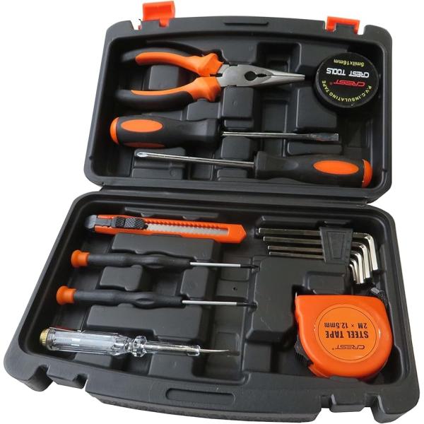 バリエーションコード : 2BJ6JPWPVG・2メートル巻尺、六角レンチ、カッター、電圧テスター、電気テープ、プラスドライバー、マイナスドライバー、精密ドライバー、ラジオペンチなど15点セットです。色々なメンテナンスができ、日常生活で必要...