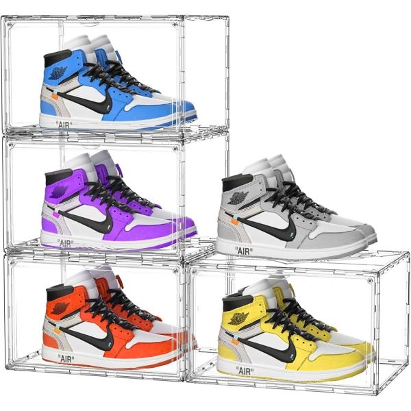 バリエーションコード : 2B93ODSV9F「高透明度」靴箱は透明度が高く、厚みのあるアクリル素材で作られ、全面クリアであらゆる角度から靴をはっきりと表示できます。ご家庭やスニーカー好の人にとっての必需品です。「積み重ね式で省スペース」靴...