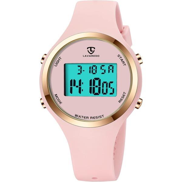 バリエーションコード : 2BJFC89URS?「多機能 スポーツウォッチ」：カレンダー、曜日表示、12/24時間制、ストップウォッチ、目覚まし時計を含む多機能デジタル腕時計です。LEDバックライト機能を持ち、暗い環境でも簡単に時間を読み取...