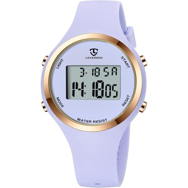 バリエーションコード : 2BJFC89URS?「多機能 スポーツウォッチ」：カレンダー、曜日表示、12/24時間制、ストップウォッチ、目覚まし時計を含む多機能デジタル腕時計です。LEDバックライト機能を持ち、暗い環境でも簡単に時間を読み取...