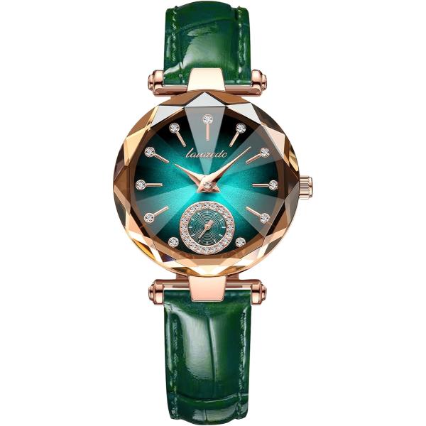 バリエーションコード : 2BJGF3T8Q8「アナログ表示腕時計」：2針表示（時針と分針）+秒数表示、正確な時間が読めます。華やかなカットガラス文字盤と快適なベルト、女性に人気の時計です。かわいいサイズは腕がより細く見えます。「ラグジュア...