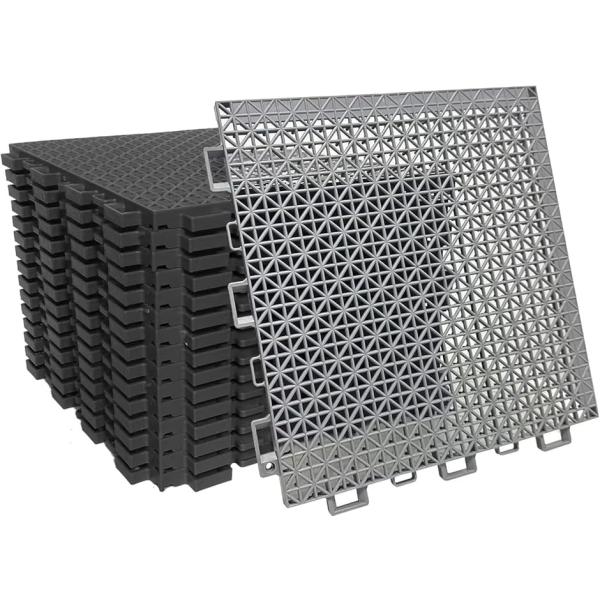 バリエーションコード : 2B9YJKNC54＊「商品仕様」サイズ：1枚の寸法：25cmx25cm 厚み：1.1cm 48/80枚セット/約5平方メートル ＊QD-BYM水はけマットは4色があり、お好みの組合せでフロアを作り上げることができ...