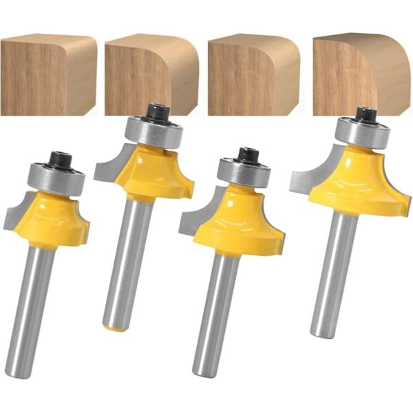 バリエーションコード : 2BJSUDU3O3商品概要 : シャンク径6mm 角を面取り加工することに特化した面取りビット ボーズ面ビット / R面取り 4本セット刃部 : 研磨タングステン / 超硬 の刃先は摩耗しにくく耐久性があり長寿命...