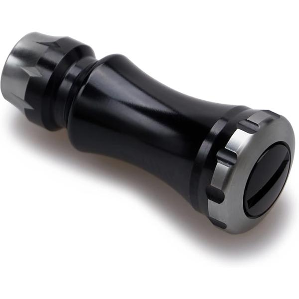 バリエーションコード : 2BJXDFTV1L「特徴」直径15mmノブ、指先接触面に合わせる設計。「サイズ」直径15mm、長35.5mm「重量」7g「素材」70シリーズ航空アルミ。「付属」ベアリング(ステンレス素材)2個、ワッシャー 5個、...