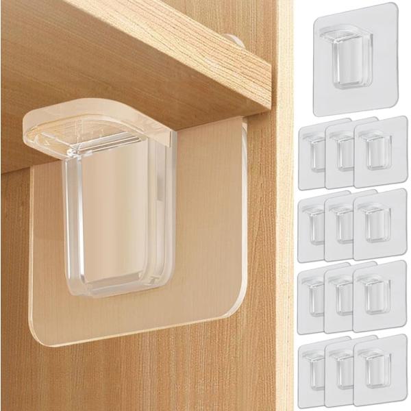 「粘着式の棚受け」 粘着式で穴開け不要の棚受け。ダボ穴を開ける必要がないため壁を傷付けません。裏面のシールを剥がして貼り付け、空気をしっかり抜けば設置完了。好きな場所に棚を取付けられます。「耐荷重5キロまでOK」 中心にある支持面は二方向。...