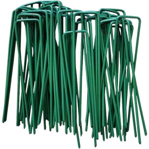 バリエーションコード : 2BJIPIK0XU多機能なU字型ピンです。人工芝や防草シート、さまざまなシートやマットを地面に設置・固定するために使用できます。コンパクトなサイズでありながら、十分な固定力を備えています。ピンの長さは15cm、幅...