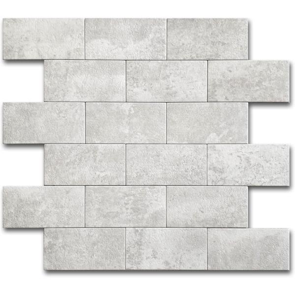 バリエーションコード : 2BJKH33L4T「高級感のモザイクタイルシール」まるで本物みたいなモザイクタイルシール，大理石風，つや消し。強粘着の粘着剤を使っているため、ビニル壁紙、化粧合板などの平滑な面にきれいに貼ることができます，タイル...