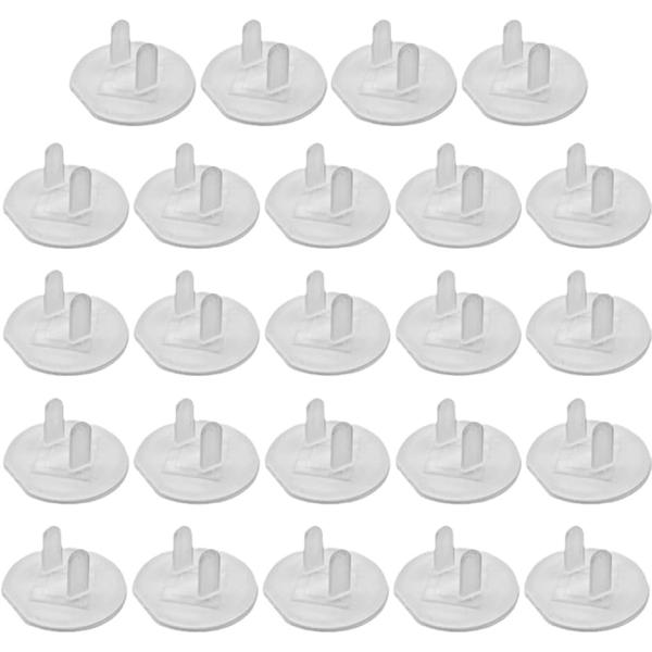 いたずら防止のコンセントカバー24個セット。「サイズ」3.3cm x 3.5cm x 1.7cm キャップ部分の厚さ1.5mm　透明色で目立たないので子どもの注意を引き付けにくいです。ホコリの侵入による火災、お子様のいたずらによる感電事故な...