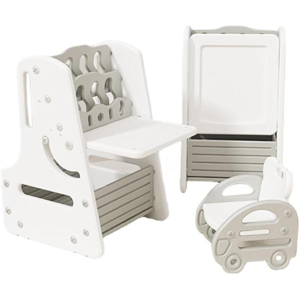 バリエーションコード : 2BJOV3T982「商品仕様」サイズ-テーブル：69x47x44cm、チェア：42x37x36cm、本体重量：5.7kg、人気のくすみカラ―3色をご用意の可愛いテーブルとチェアのセット。男の子、女の子を問わず、幅...