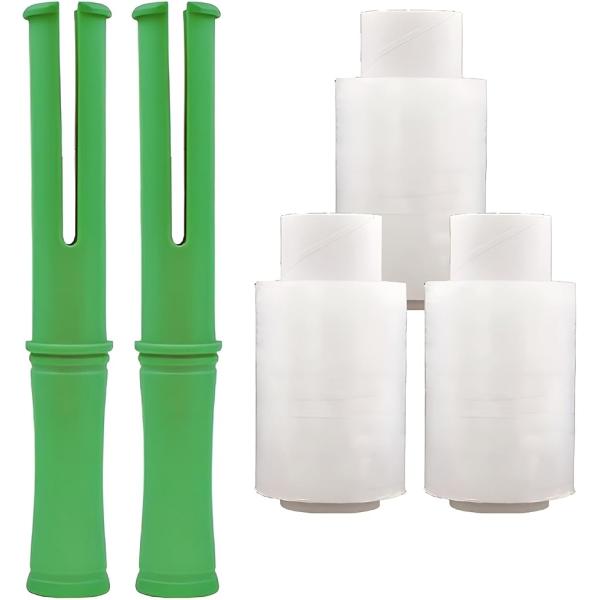 バリエーションコード : 2BJQU2XQ1I面倒な梱包作業が一気に楽になる、ハンディラップ、取っ手付きのストレッチフィルムです。古新聞や段ボールの梱包、また引っ越しの梱包作業に1つあると、とっても便利。 ラップにハンドルを挿し込んで使用。...