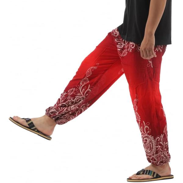 バリエーションコード : 2BJRG350NQOKI（オキ）からアジアンパンツが登場。通常のアラジンパンツ・サルエルパンツよりもロングパンツ寄りのシルエットです。メンズ・レディース両用のユニセックス仕様です。カラーにより多少の透け感がござい...