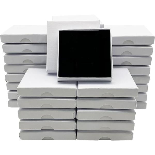 バリエーションコード : 2BJUPVQLV6「大容量36個セット」ハンドメイド商品用のパッケージやプレゼント・ギフトボックスとしておすすめ。指輪、ピアス、イヤリング、ネックレス、ブレスレット等の小さめのアクセサリーの収納に便利です。たっぷ...