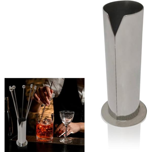 バリエーションコード : 2BJST6CC3C「細見ながら重量感。。スペーススッキリマドラースタンド」数本立てても倒れない。Point.1倒れにくい重量感。秘密は底の設計。長めのバースプーンでも倒れない。デザイン性と安定性の両立。・縦長シル...