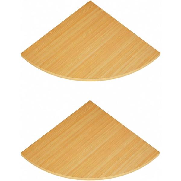 バリエーションコード : 2BRPJRGSI390°コーナーにぴったり収まる扇形デザインで、デッドスペースを有効活用できる壁付け棚です。半径15cmのコンパクトサイズで、2個セットでお届けするため同時に複数箇所へ設置できます。オーク木材を使...