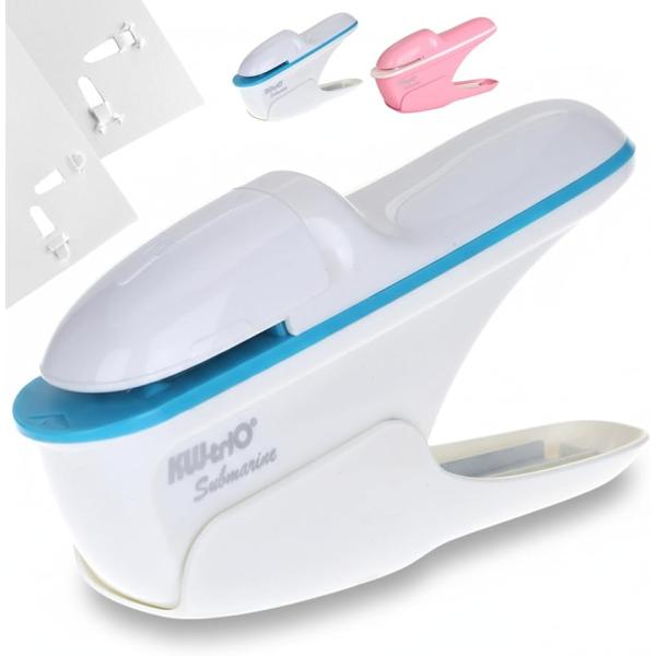 バリエーションコード : 2BR08WFDPS「年間4，700個出荷。針を使わず安全・エコな新世代ホッチキス」金属製の針を一切使用せずに紙を綴じるため、小さなお子様がいるご家庭や学校での工作に最適です。針混入のリスクがなく、食品を扱う現場や...