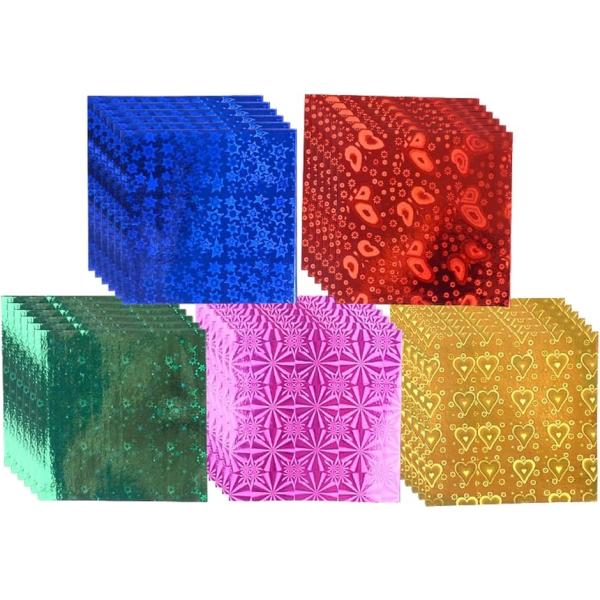 バリエーションコード : 2BR54YF81P「15センチ折り紙100枚セット」 商品仕様：キラキラおりがみx100枚入り　サイズ：15CMx15CM　星のようにキラキラ輝く特殊素材のおりがみ大容量の100枚セットです。片面がキラキラで、裏...