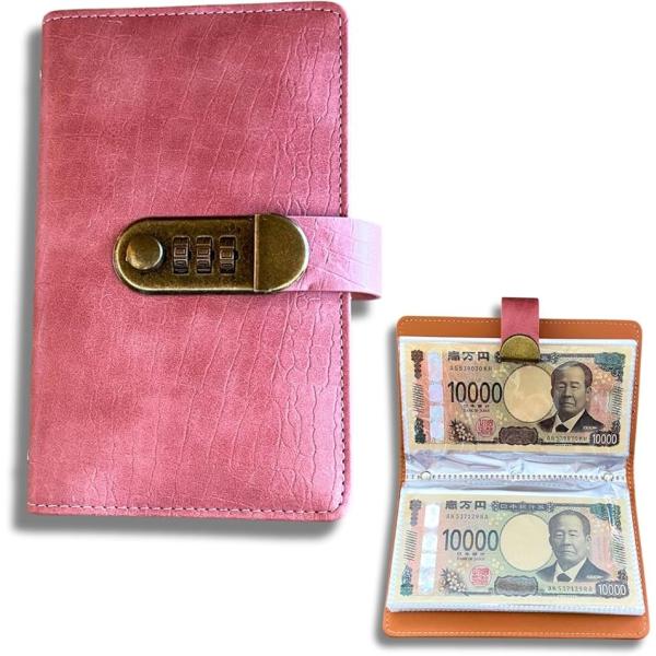 バリエーションコード : 2B9S4G46G4クロコ調PUレザーを使用し、落ち着いた高級感のある外観に仕上げています。お札をページごとに分けて収納でき、現金管理や仕分けがしやすい構造です。鍵を持ち歩く必要がないダイヤル式ロックのため、紛失の...