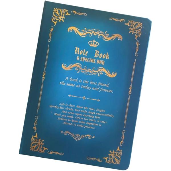 バリエーションコード : 2BR9LDI3W2「一目で惹かれるアンティークデザイン」ヴィンテージな装丁が放つ重厚感は、まるで魔導書のように神秘的で、手に取った瞬間に特別な世界観へと誘います。深みのあるレトロ調の質感が、書くたびに優雅な時間を...