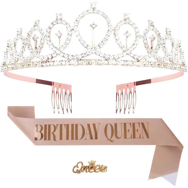 バリエーションコード : 2BRDCJ5VHW「誕生日を華やかに彩る豪華3点お祝いセット」バースデーセットは、主役を引き立てる「おしゃれなティアラ」、メッセージ入りの「文字付きたすき」、そしてアクセントになる「キラキラブローチ」が揃った豪華...