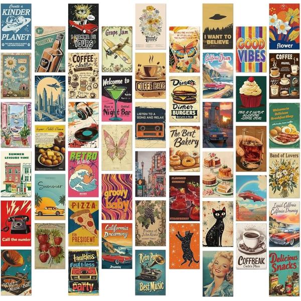 バリエーションコード : 2BRHIR4O83オシャレでかわいいデザインのポストカード50種セットです。裏面は無地です。タイプ：Ａ　重量：198g（3.96g／枚）　数量：50枚　簡易パッケージ