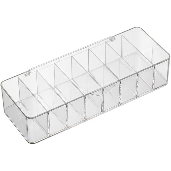 「仕切り付きで整理整頓」仕切りがついているので、カラコンやコンタクトレンズを種類別に分けて収納できます。