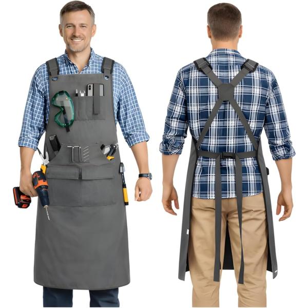 バリエーションコード : 2BRRH6YGPS(1) 素材｜高耐久キャンバス生地（厚手） 本体には、耐久性に優れた厚手キャンバス生地を採用。日常的な作業はもちろん、工具の出し入れや擦れが多い現場でも型崩れしにくく、長く使える設計です。引き裂...