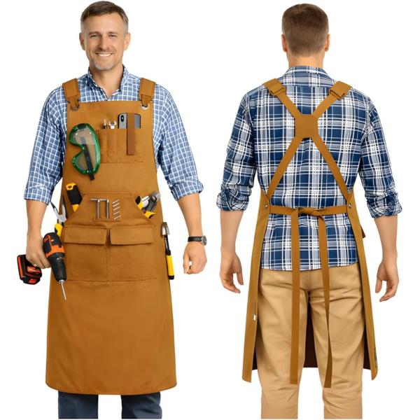 バリエーションコード : 2BRRH6YGPS(1) 素材｜高耐久キャンバス生地（厚手） 本体には、耐久性に優れた厚手キャンバス生地を採用。日常的な作業はもちろん、工具の出し入れや擦れが多い現場でも型崩れしにくく、長く使える設計です。引き裂...