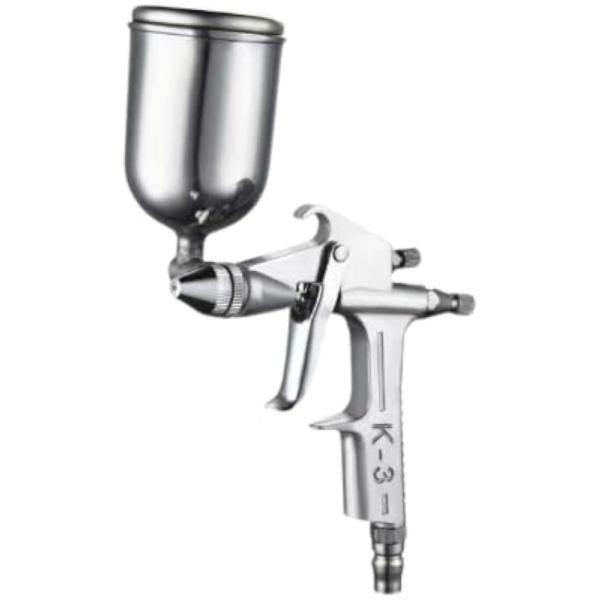 プラモデルの塗装で筆塗り代替として活用。極細ノズルで細かいグラデーションを均等に施せ、ムラなく美しい仕上がりを目指せます。DIY家具修復で、ホームセンターの缶スプレーでは難しい狭い隙間の塗り直しに便利。重力式で液だれを防ぎ、風のない室内作業...