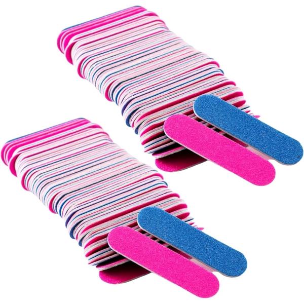 バリエーションコード : 2B4HLD8VCC両側に異なるグリッドを備えた紙製のネイルファイル（爪やすり）100枚・200枚セットです。爪の形を整えるファイリング、ジェルネイルのサンディング、ジェルオフ時にもお使いいただけます。使い捨てタイ...