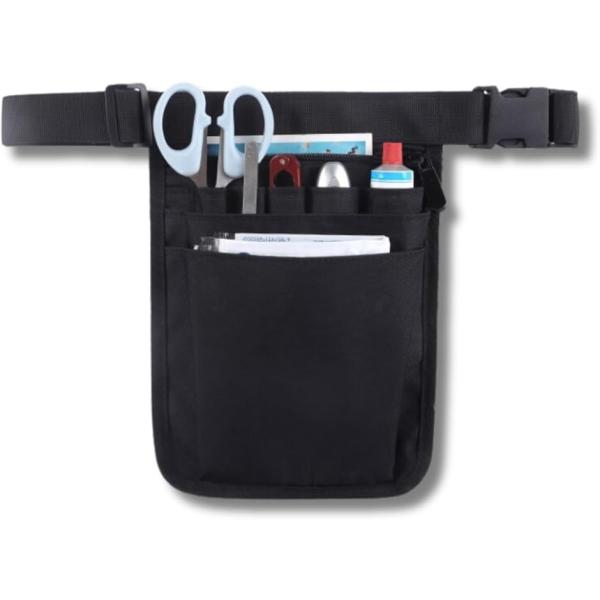 「多機能性」このナースポーチは、ウエストポーチとしてもショルダーバッグとしても使用可能な2Wayデザインです。これにより、作業中の動きやすさを確保しつつ、必要なアイテムをすぐに取り出せる利便性を提供します。看護や介護の現場での効率を大幅に向...