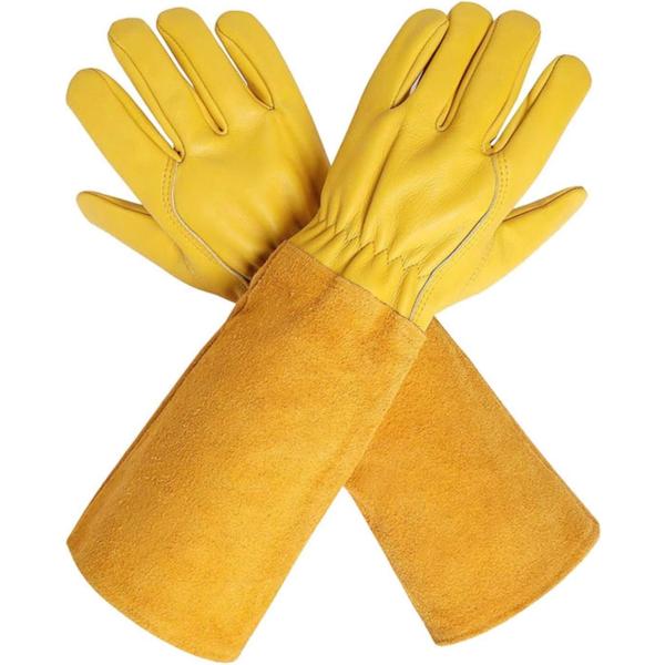 バリエーションコード : 2BU5S2LW3S「園芸に最適なロンググローブ」柔軟性と通気性を兼ね備え、バラなどトゲのある植物の剪定にもぴったりなガーデングローブです。手にフィットし、作業しやすさを実現します。「ロングカフ設計で肘下までカバー...