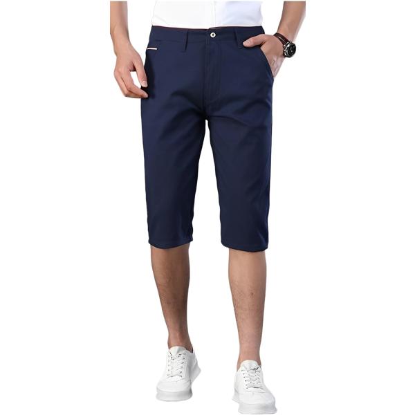 バリエーションコード : 2BU81P6DNXシンプルな無地デザインがコーディネートに取り入れやすいハーフパンツ。素肌が覗く丈感で、足元に軽やかさと抜け感を演出する７分丈パンツ。タウンユースはもちろん、部屋着としても使えるアイテム。カジュア...