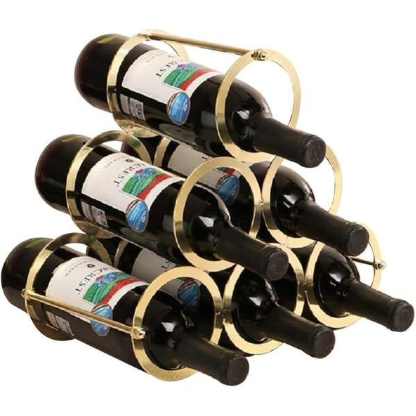 ワインを効率よく、お洒落に整理できるワインラックです。 最大6本収納可能です。どんな空間にも溶け込むシンプルなデザインでインテリアに最適。お洒落にワインをディスプレイできます。ご自宅にワインをお洒落にストックしておくことができます。金属製の...