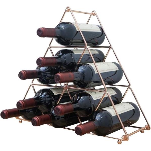 ワインを効率よく、お洒落に整理できるワインラックです。 最大9本収納可能です。どんな空間にも溶け込むシンプルなデザインでインテリアに最適。お洒落にワインをディスプレイできます。ヴィンテージ加工で一つ一つ職人の手作りで溶接し塗装コーティングし...