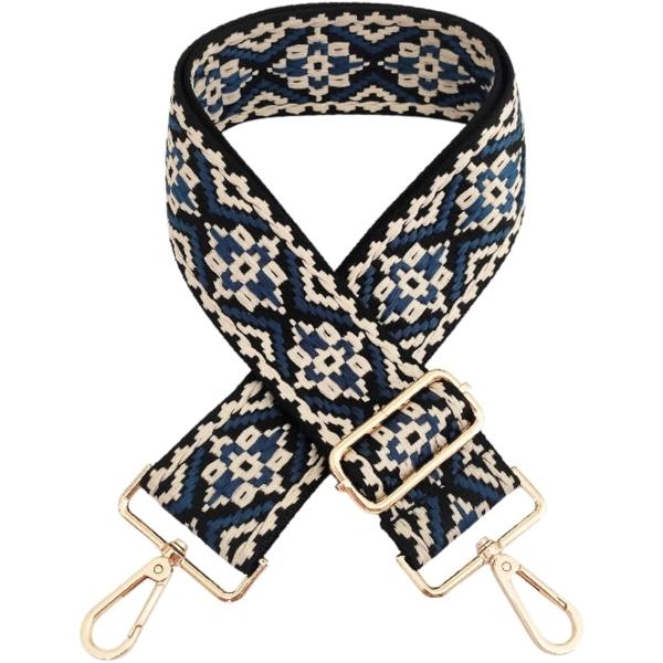 バリエーションコード : 2BUJ9SFSK5「高見えデザイン」エスニック柄のベルトで金具部分には光沢感あるゴールドを採用。大人っぽい印象と同時に、ミステリアスな雰囲気が特徴。いつものバッグに後付けするだけでオシャレ度がUPします。「長さ調...