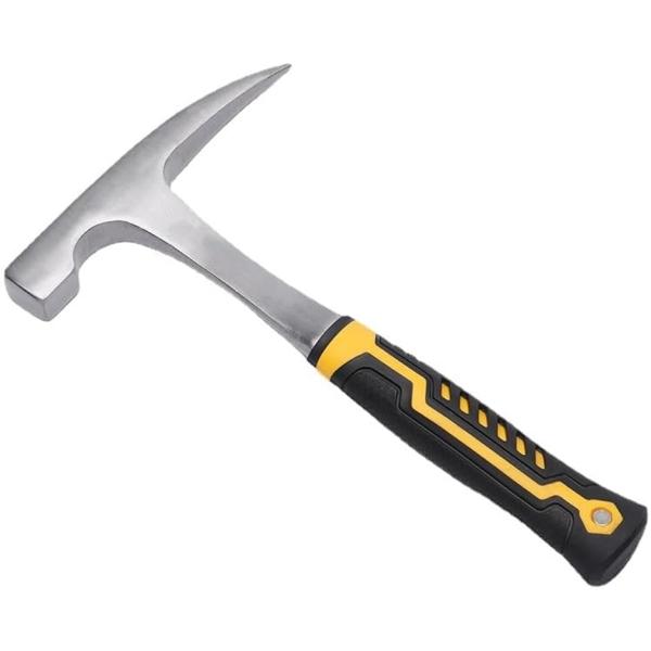 岩石や鉱物の採掘に最適なロックピックハンマー ポインテッドヘッド構造で岩石の割れ目にしっかり入り込み、効率よく作業可能です。滑りにくいグリップ付きで握りやすい 作業中の手への負担を軽減し、長時間の使用でも疲れにくい設計。点検ハンマーとしても...