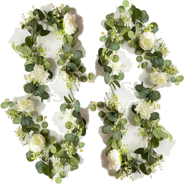 バリエーションコード : 2BUJXTNDHS「季節を問わず花のある暮らしを手軽に」生花のように繊細な質感と彩りを再現したフェイクフラワーガーランド。お部屋に自然な華やかさをプラスし、殺風景な壁や棚を一瞬で癒しの空間に変えます。忙しくても花...