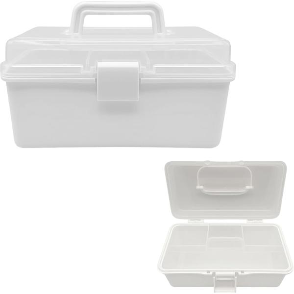 バリエーションコード : 2BU93OWHFY「一目でわかる透明収納」 透明なデザインで、救急箱の中身が一目で確認できます。常備薬や応急処置用品をスッキリ整理し、必要なものを素早く取り出せます。上段には仕切りがあり、綿棒や感冒薬をしっかり分...