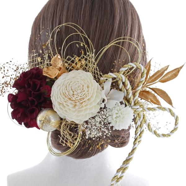 バリエーションコード : 2BU0T2W8YO「オリジナルデザイン」 ［LALALA beauty flowers］の髪飾りは、専属デザイナーが一つひとつのディテールにこだわり、洗練された美しさを追求して創り上げています。トレンドを取り入れ...