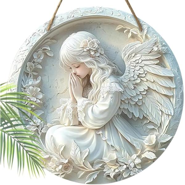 バリエーションコード : 2BUO81L1QI「天使の姿が美しいアートパネル」祈りを捧げる天使をモチーフにした優美なアートパネル。丸型の木製フレームが柔らかな印象を演出。「オシャレなインテリアとしてお部屋を優雅にデザイン」エンジェルモチーフ...