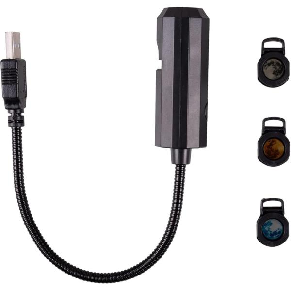 バリエーションコード : 2BUPPL40PP「幻想的な夜空を演出するUSBプロジェクター」 リアルな天体を映し出すUSBプロジェクターで、月や惑星の美しい光を天井や壁に投影。月球（白／黄／青）、地球、水星、火星、太陽、木星など複数のスライ...