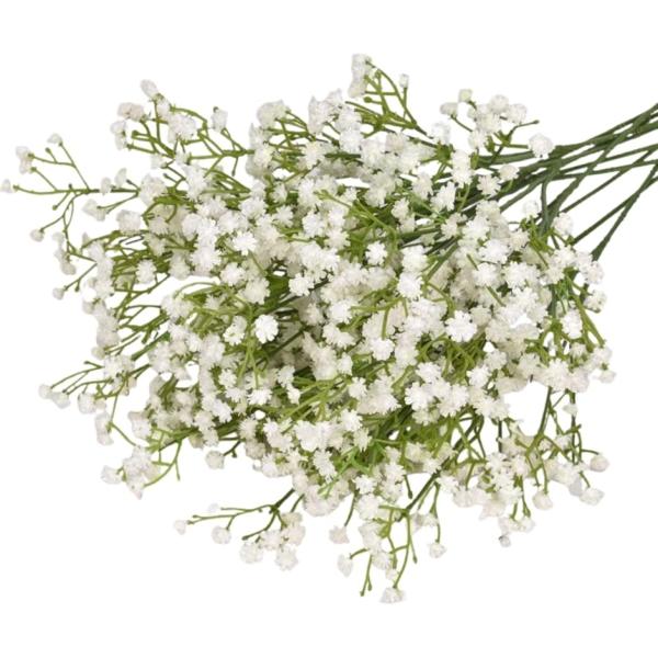 バリエーションコード : 2BUPTRPWPI永遠に咲き誇る「かすみ草 造花」で「花束」を 生花のようなみずみずしさを保つ「かすみ草 造花」の花束です。水やりや手入れの必要がなく、いつまでも美しい姿を楽しめます。枯れる心配がないので、記念日...