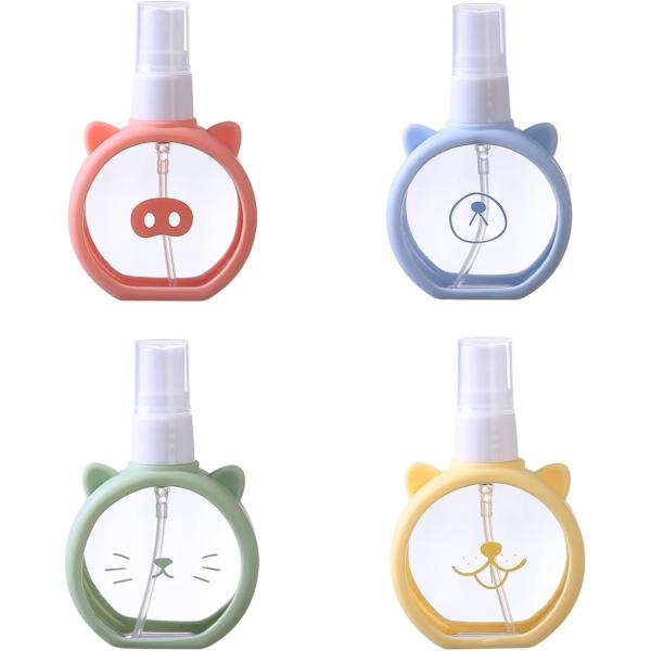 バリエーションコード : 2BUTHGUFU0とっても可愛いアニマルデザインの携帯用スプレーボトル4本セットです。猫・犬・ブタ・クマをモチーフにした4種類のカラフルなボトルで、持っているだけで気分が上がります。コンパクトなサイズ、持ち運びに...