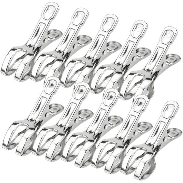 ?「風に強い耐久クリップ」高品質ステンレス製の洗濯ばさみ12個セット。特殊設計の強力なバネで、突風にも揺るがない安定感。物干し竿にしっかりと固定し、洗濯物や布団をホールドします。耐久性にも優れ、長期間にわたり安心してご使用いただけます。「頑...
