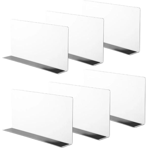 「商品」マグネット式仕切り板6枚セットです。金属棚にしっかりと取り付けられる磁力により、ディバイダーの脱落を防ぎ、安定した陳列を実現します。棚の配置を頻繁に変更する必要がある場合でも、簡単に取り外しと再配置が可能で、迅速かつ柔軟に対応できま...