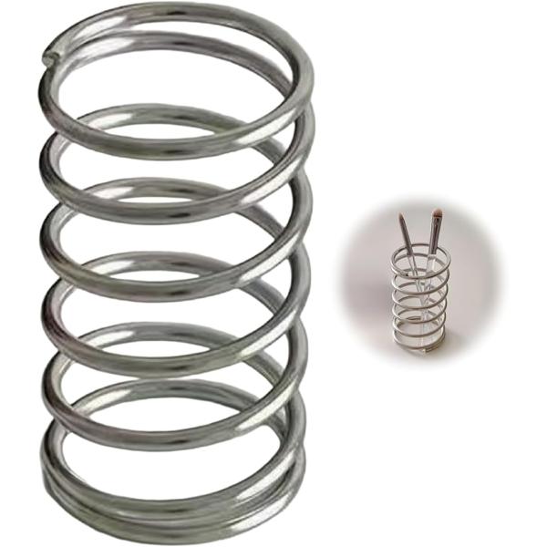 「収納と整理」 歯ブラシスタンドは歯ブラシや歯間ブラシをすっきり整理でき、洗面台を清潔に保ちます。バネ型の設計で自立し、複数の歯ブラシをまとめて収納可能です。ステンレス製のスプリングスタンドは水が溜まりにくく、使用後も清潔に保てます。浴室や...